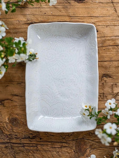 Sthal Ceramic rect dish L35cm – maison et jardin