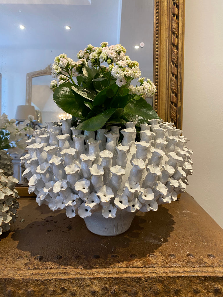 Vase ceramic Barnacle white – Maison et Jardin
