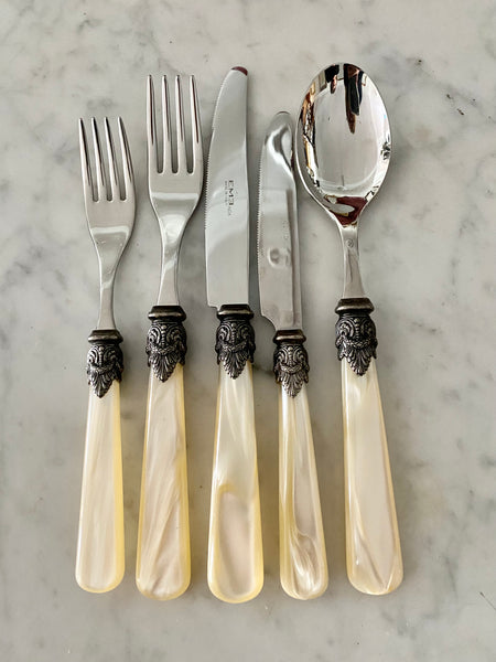 Italian Cutlery Set - Ivory Naples – Maison et Jardin